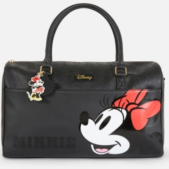 Primark | Bags | Primark Minnie Mouse Black And Red Duffle Bag | Poshmark